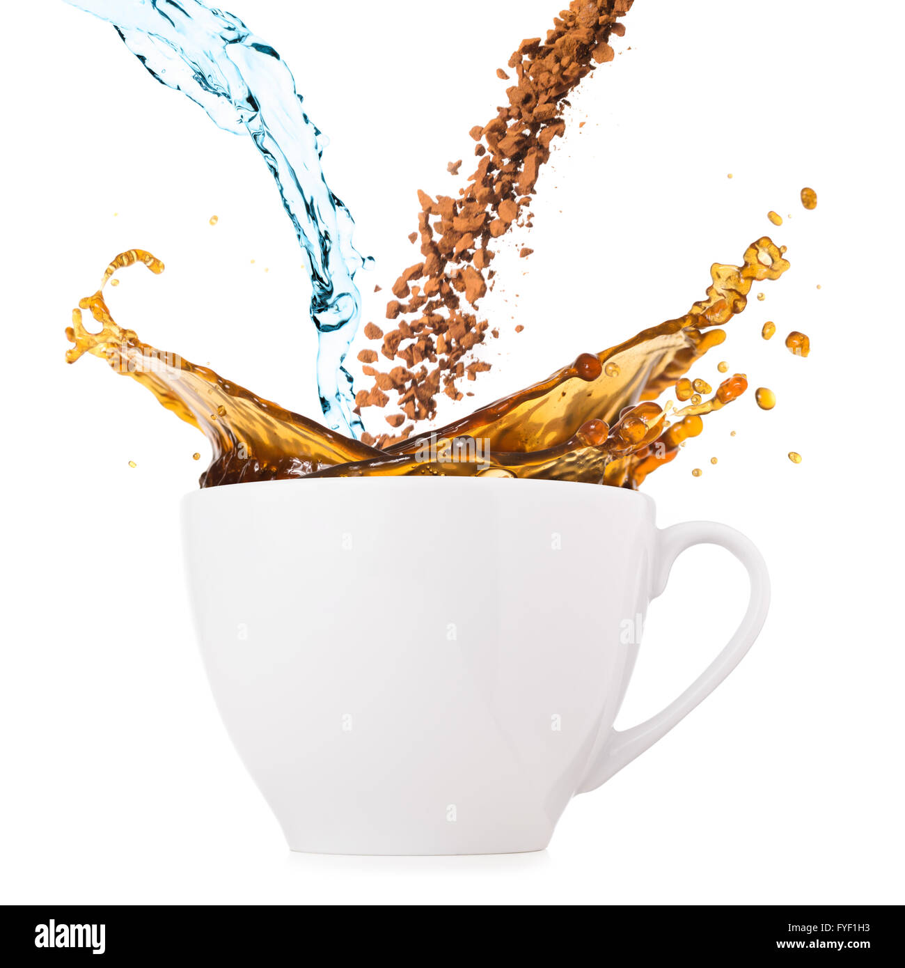 Making as splash Cut Out Stock Images & Pictures - Alamy