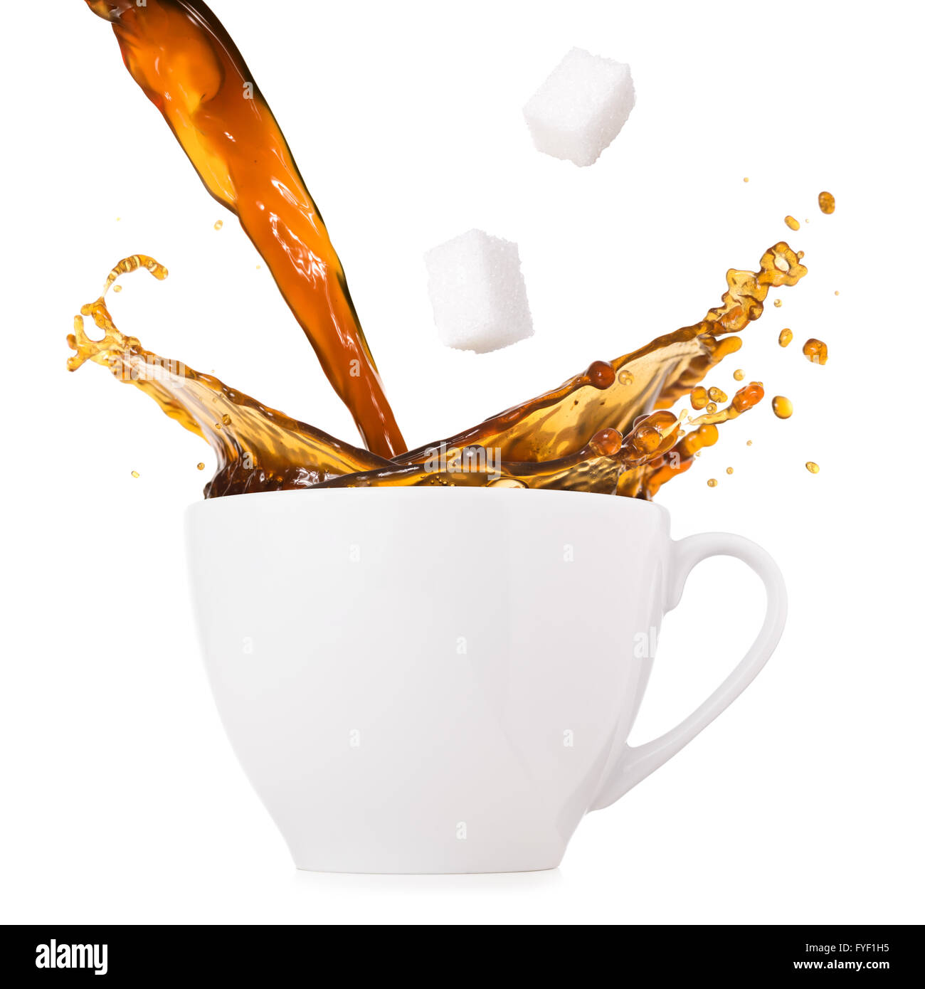 Splashing coffee hi-res stock photography and images - Alamy