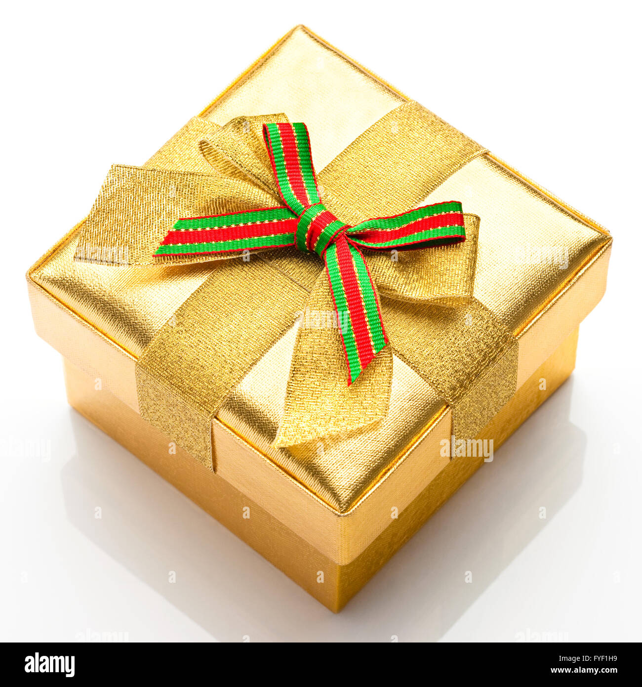 Beautiful gift box with a white background Stock Photo - Alamy