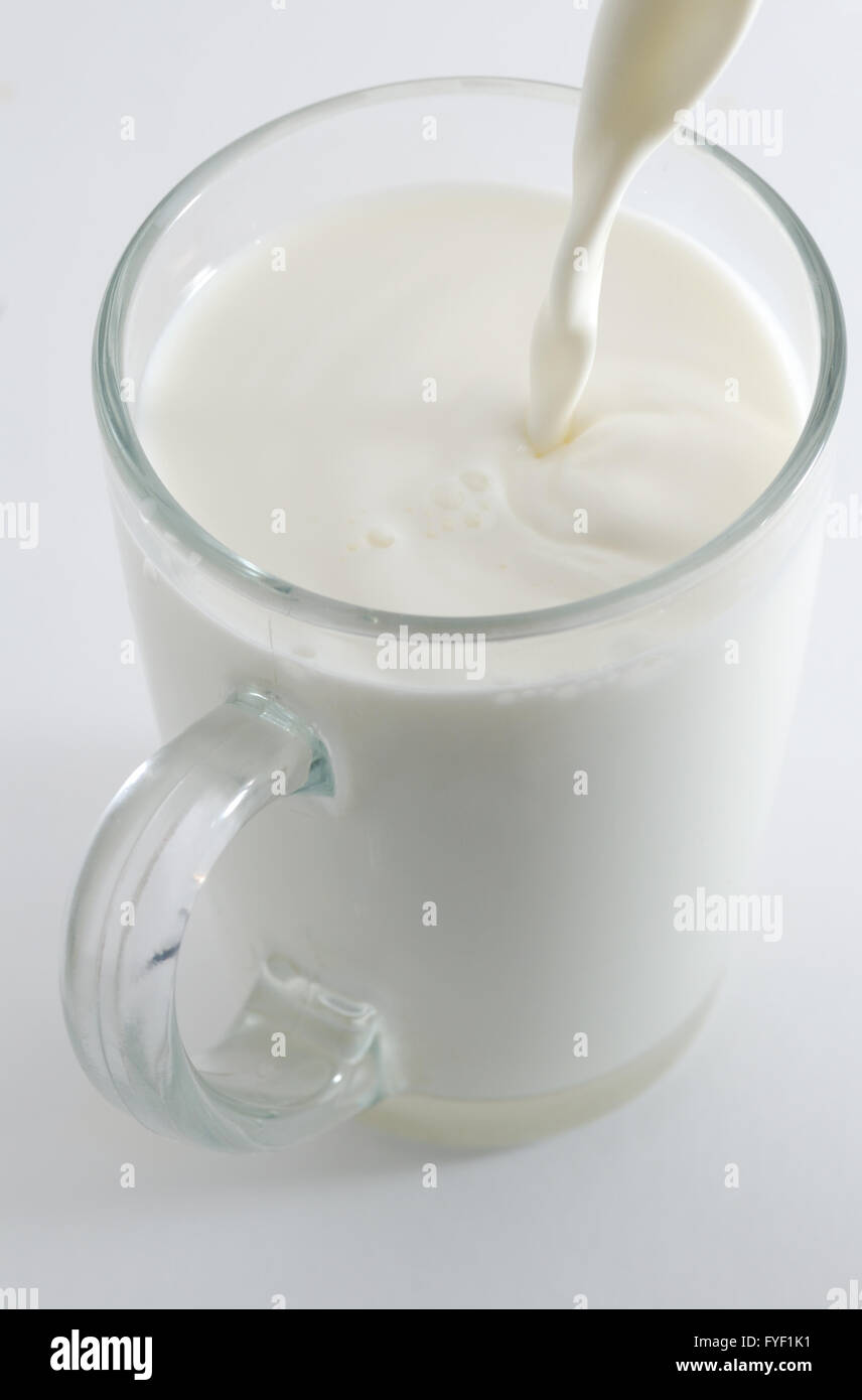 Glass of milk artwork hi-res stock photography and images - Alamy