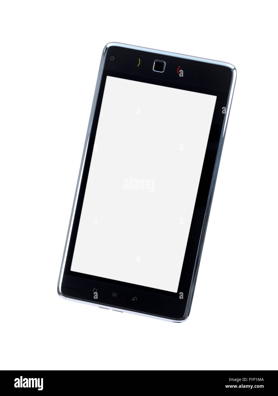 An android tablet isolated against a white background Stock Photo - Alamy