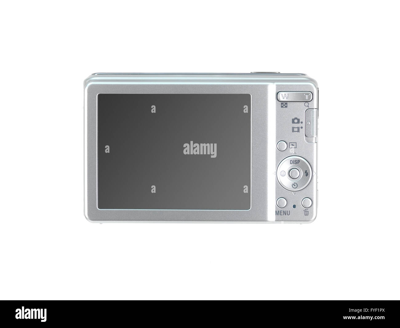 A compact camera isolated against a white background Stock Photo - Alamy