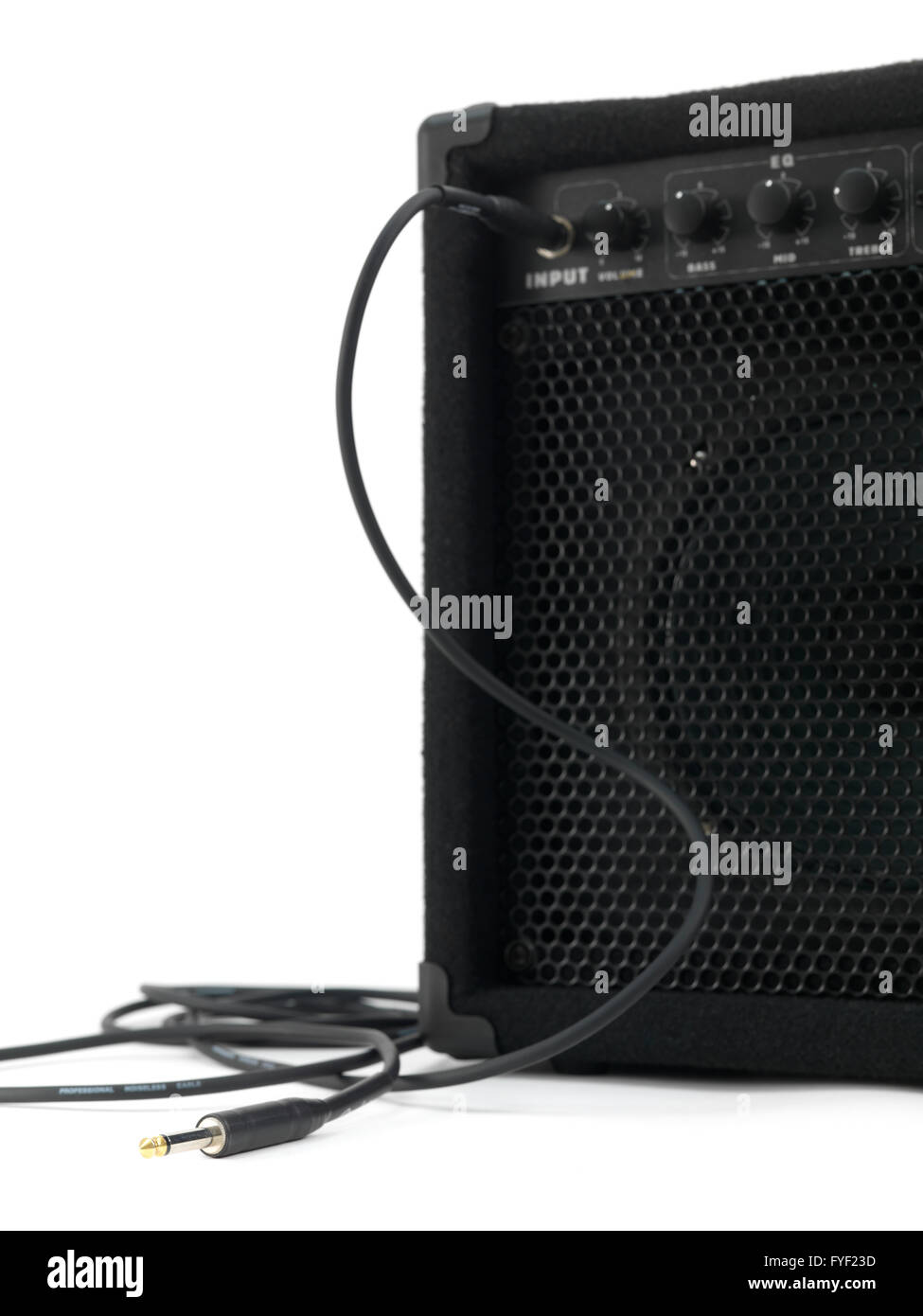 An amplifier isolated against a white background Stock Photo - Alamy