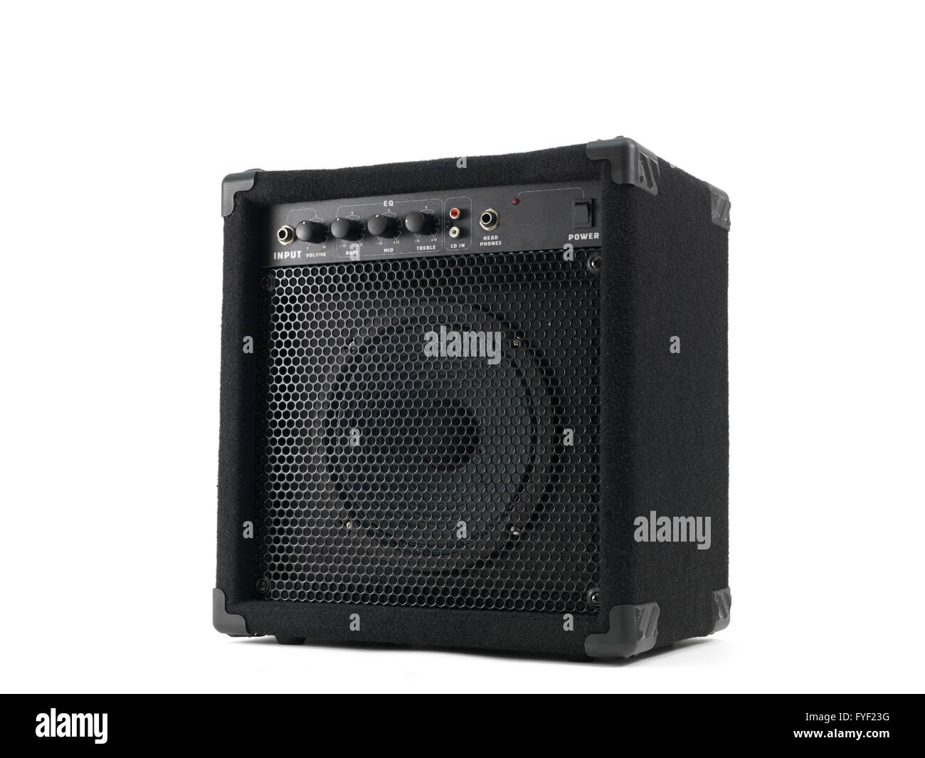 An amplifier isolated against a white background Stock Photo - Alamy