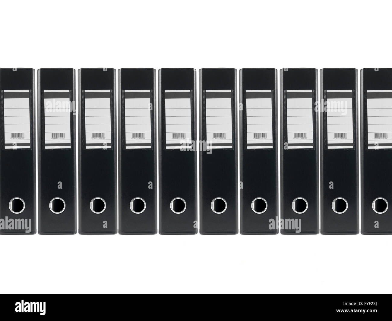 A4 lever arch folders isolated against a white background Stock Photo ...