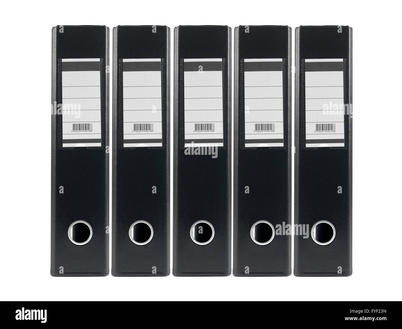 A4 lever arch folders isolated against a white background Stock Photo ...