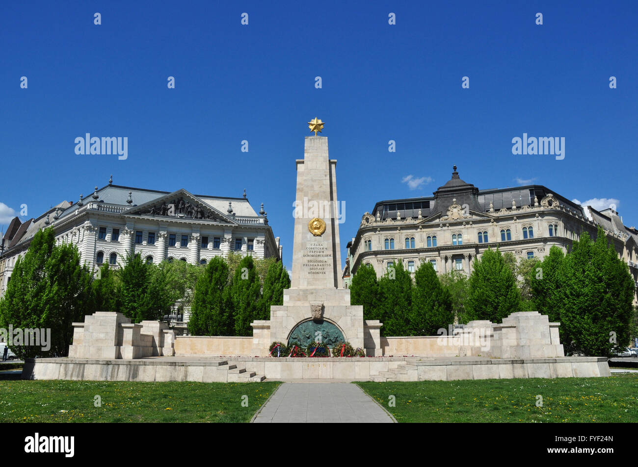 Monument to Soviet soldiers, Liberty Square (aka Freedom Square ...