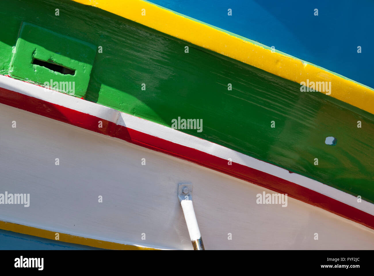 Brightly painted boat hi-res stock photography and images - Alamy