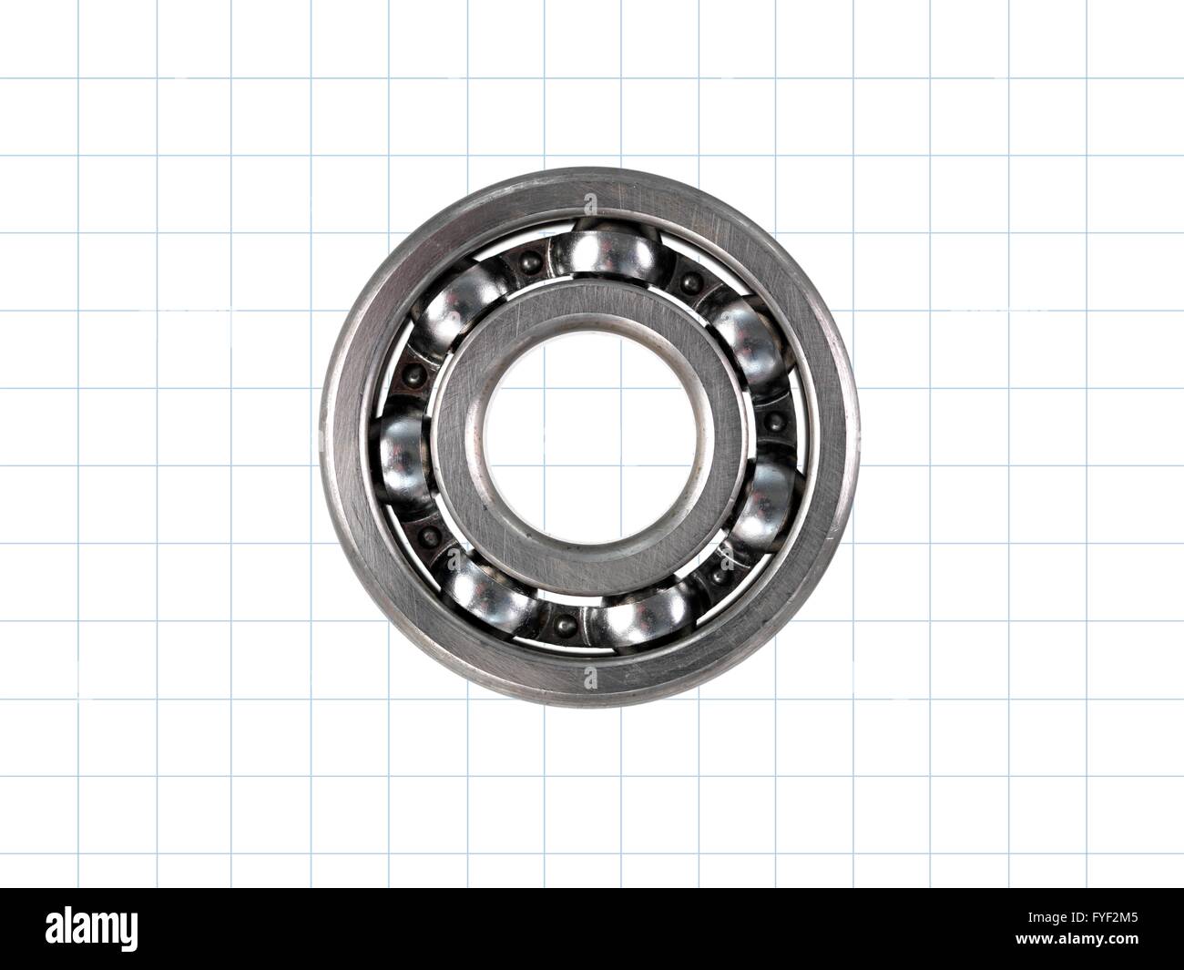 A bearing isolated against a white background Stock Photo - Alamy