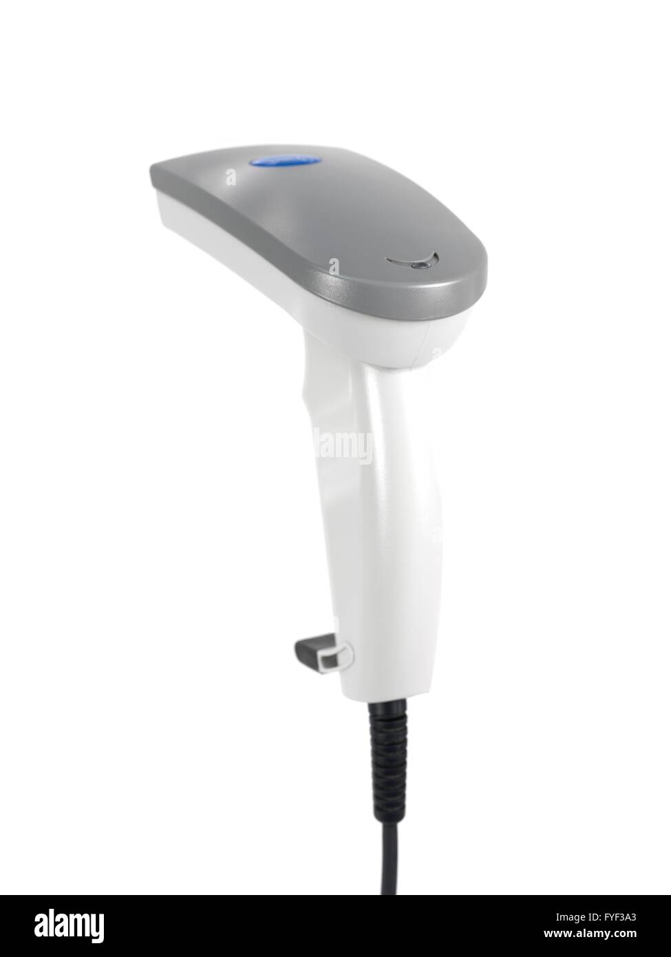 A barcode scanner isolated against a white background Stock Photo - Alamy