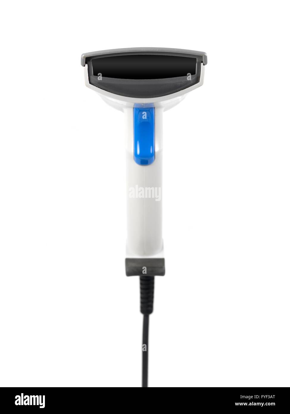 A barcode scanner isolated against a white background Stock Photo - Alamy
