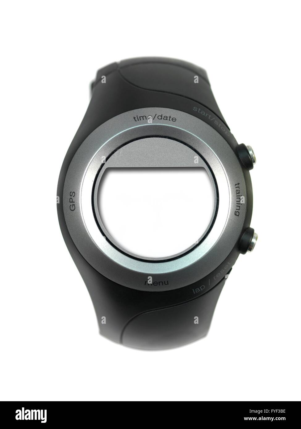 A sports watch isolated against a white background Stock Photo - Alamy