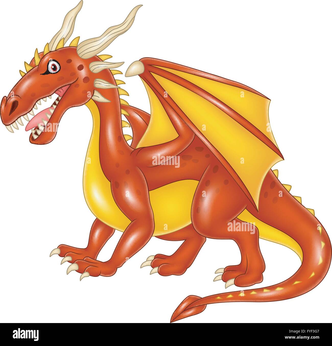 Cartoon dragon posing Stock Vector Image & Art - Alamy