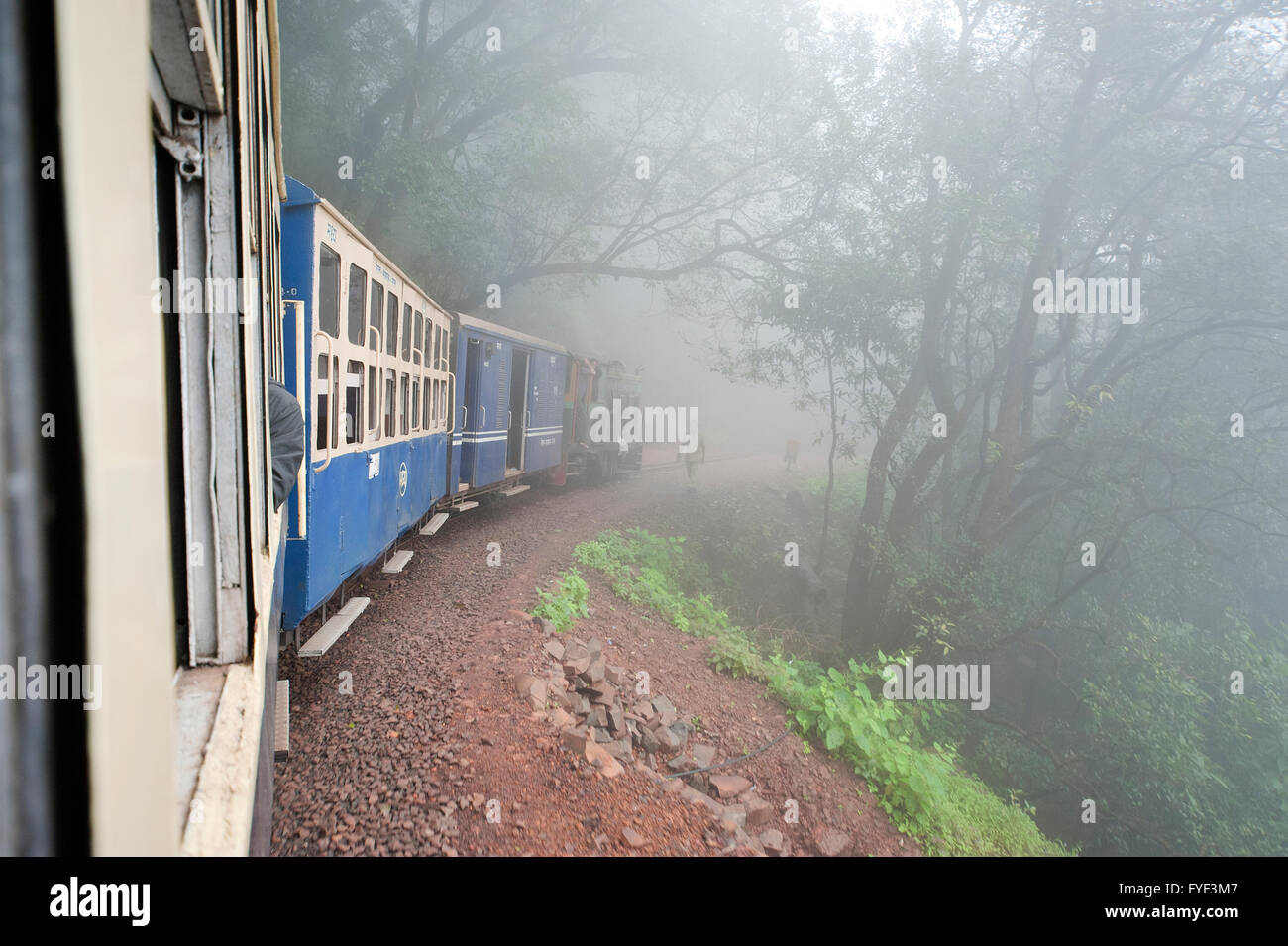 The image of toy train in Matheran hill station, Maharashtra, India ...