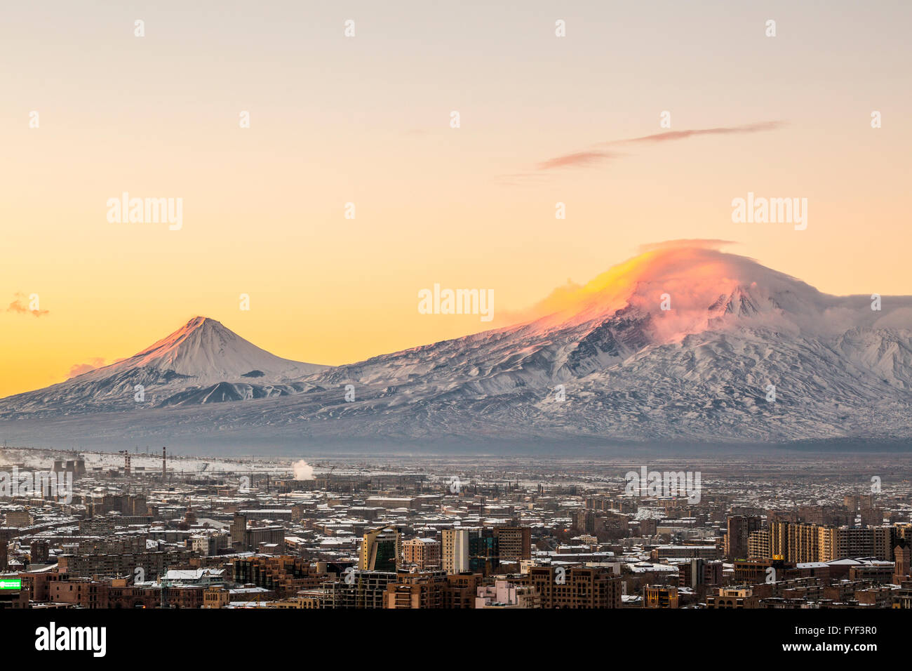 Ararat mountain landscape in Armenia Stock Photo - Alamy