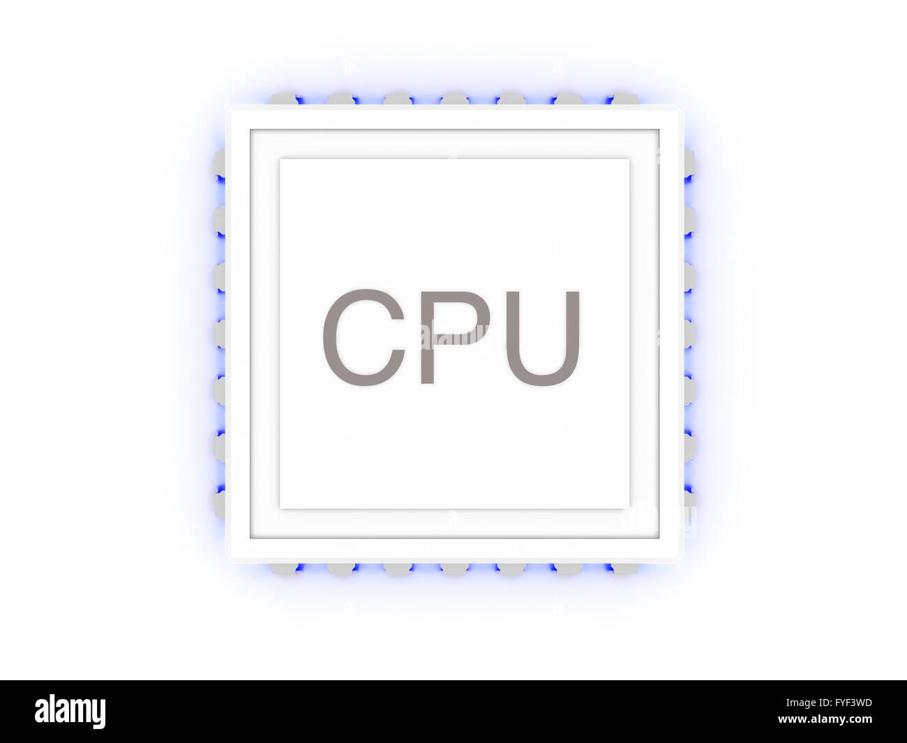 Glowing cpu hi-res stock photography and images - Alamy