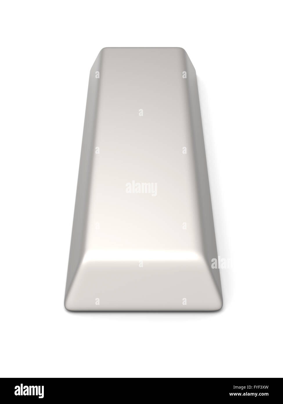 Pure silver ingot Cut Out Stock Images & Pictures - Alamy