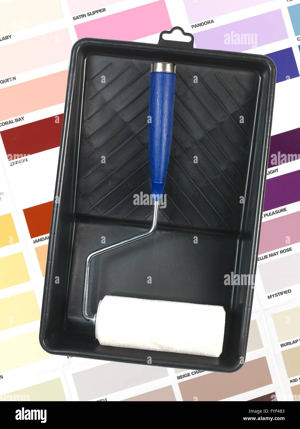 Painting equipment isolated on a white background Stock Photo - Alamy