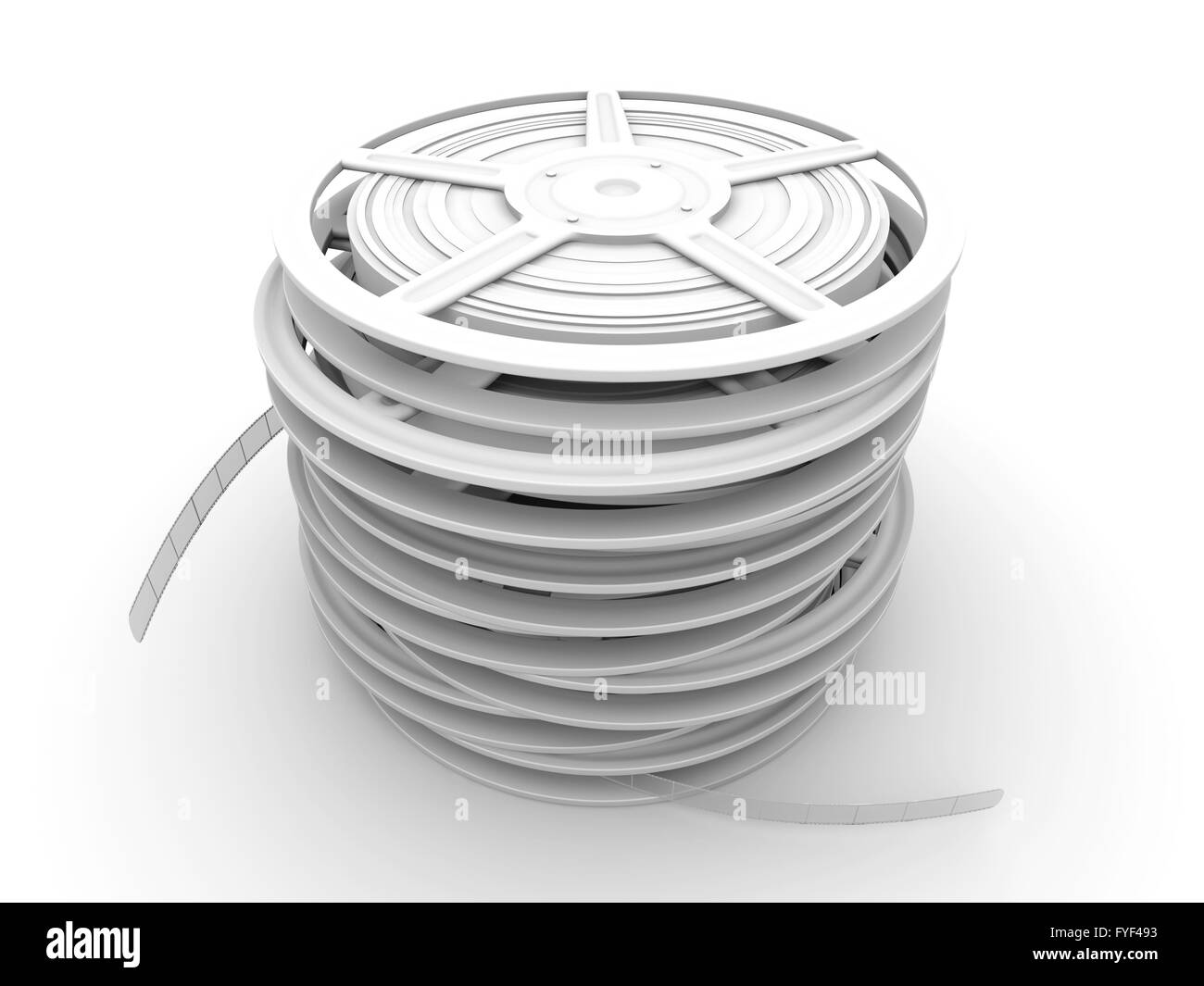Movie reels Black and White Stock Photos & Images - Alamy