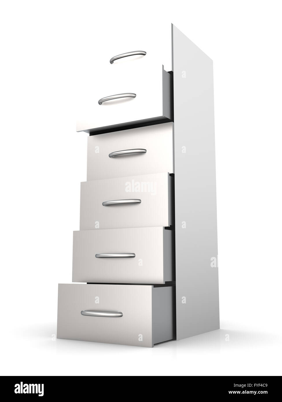 Digital file cabinet Cut Out Stock Images & Pictures - Alamy