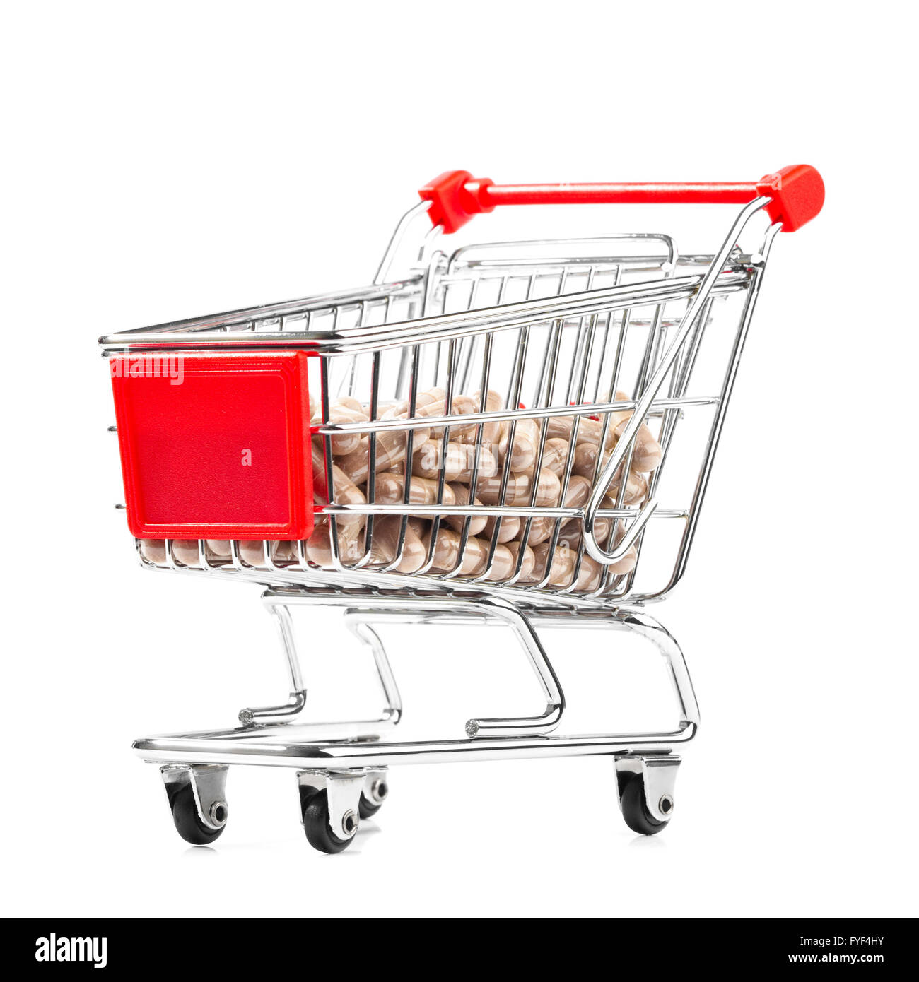 Filled trolley Cut Out Stock Images & Pictures - Alamy