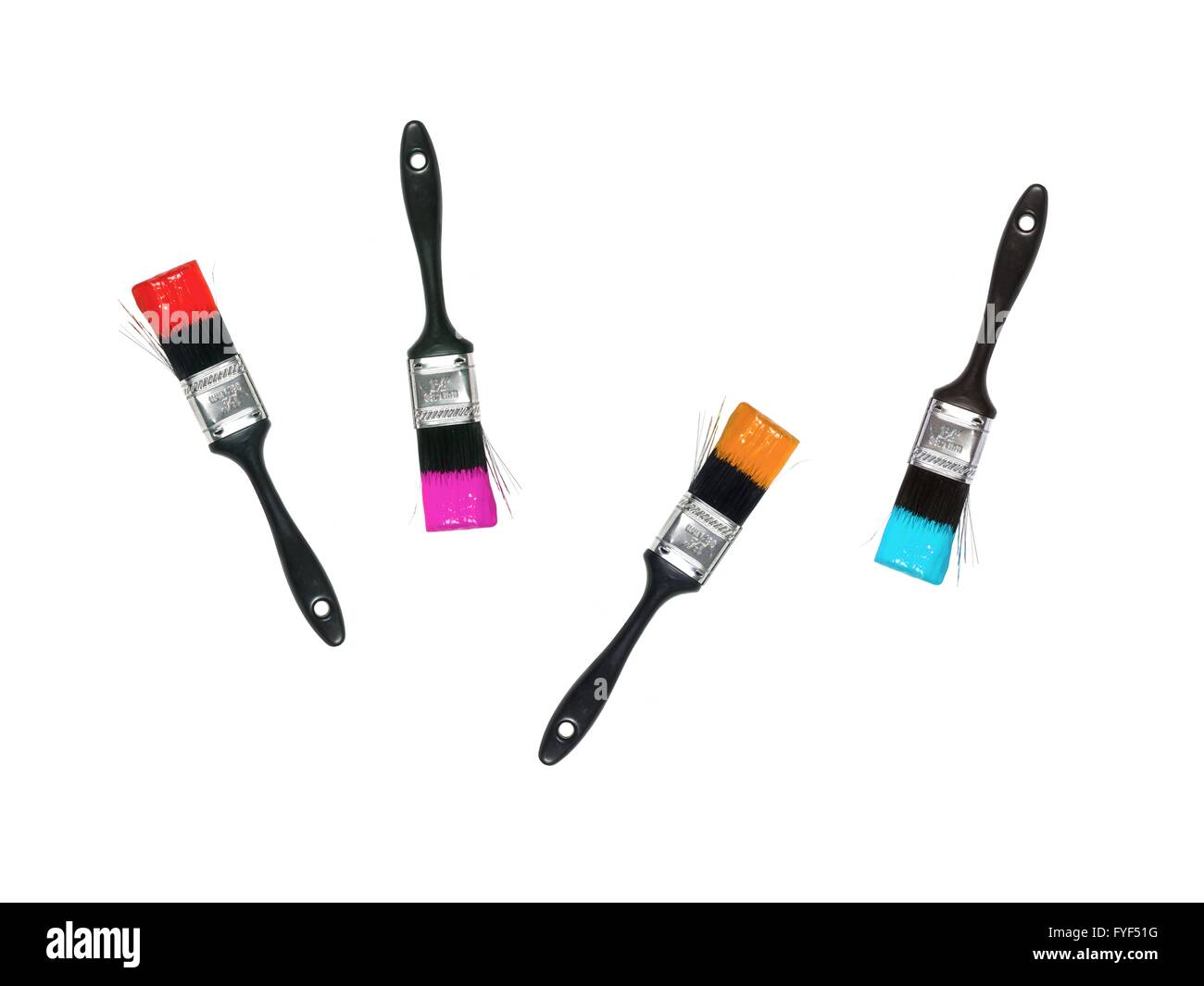 Painting equipment isolated on a white background Stock Photo - Alamy