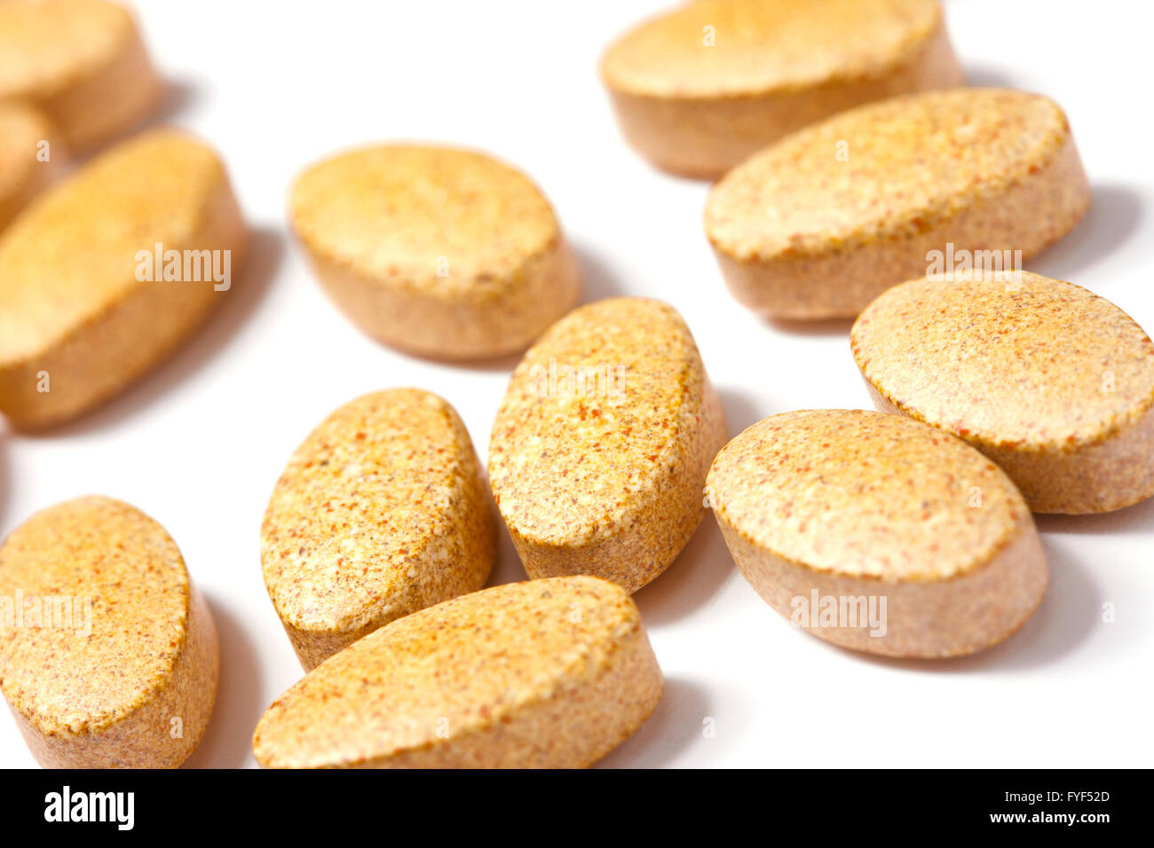 Medicinal pills piled up a bunch of closeup Stock Photo - Alamy