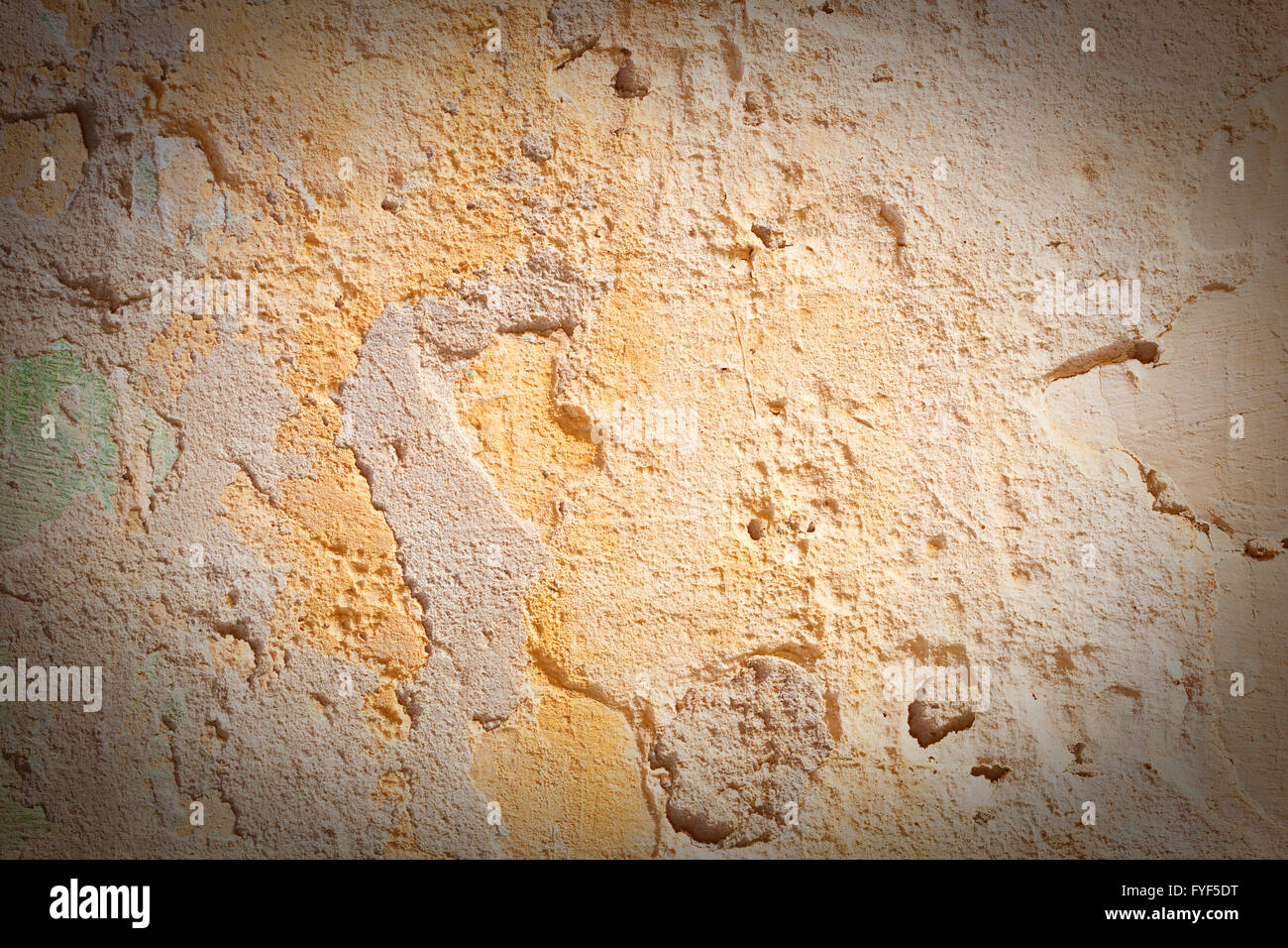 The old wall covered with plaster crashed Stock Photo - Alamy