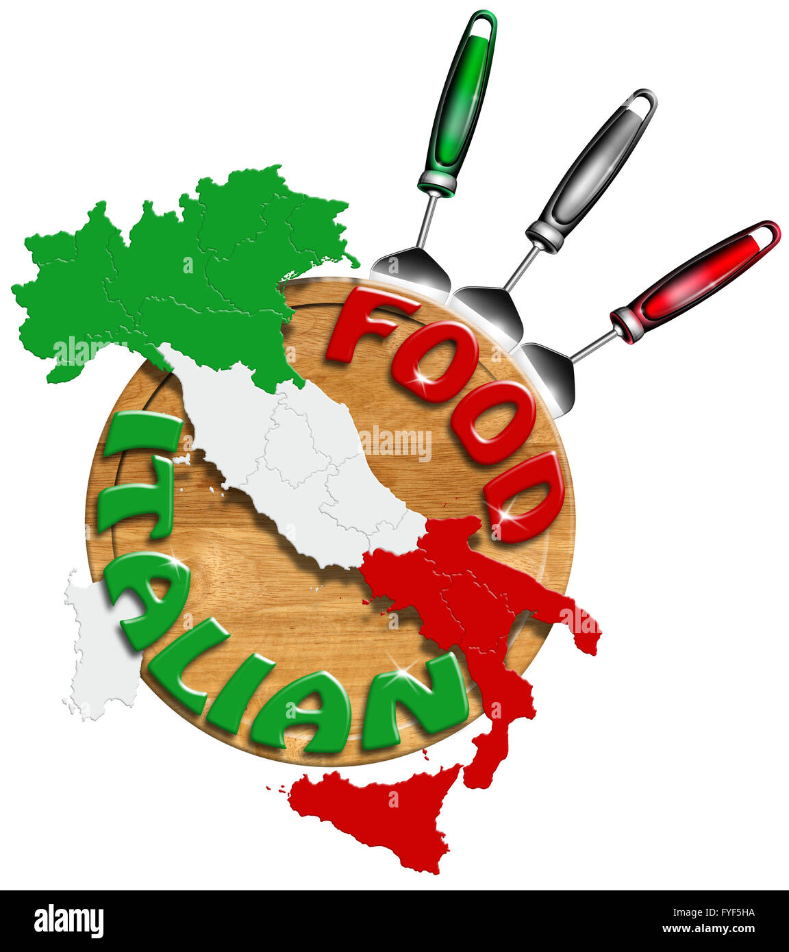 Symbol of italian food hi-res stock photography and images - Alamy