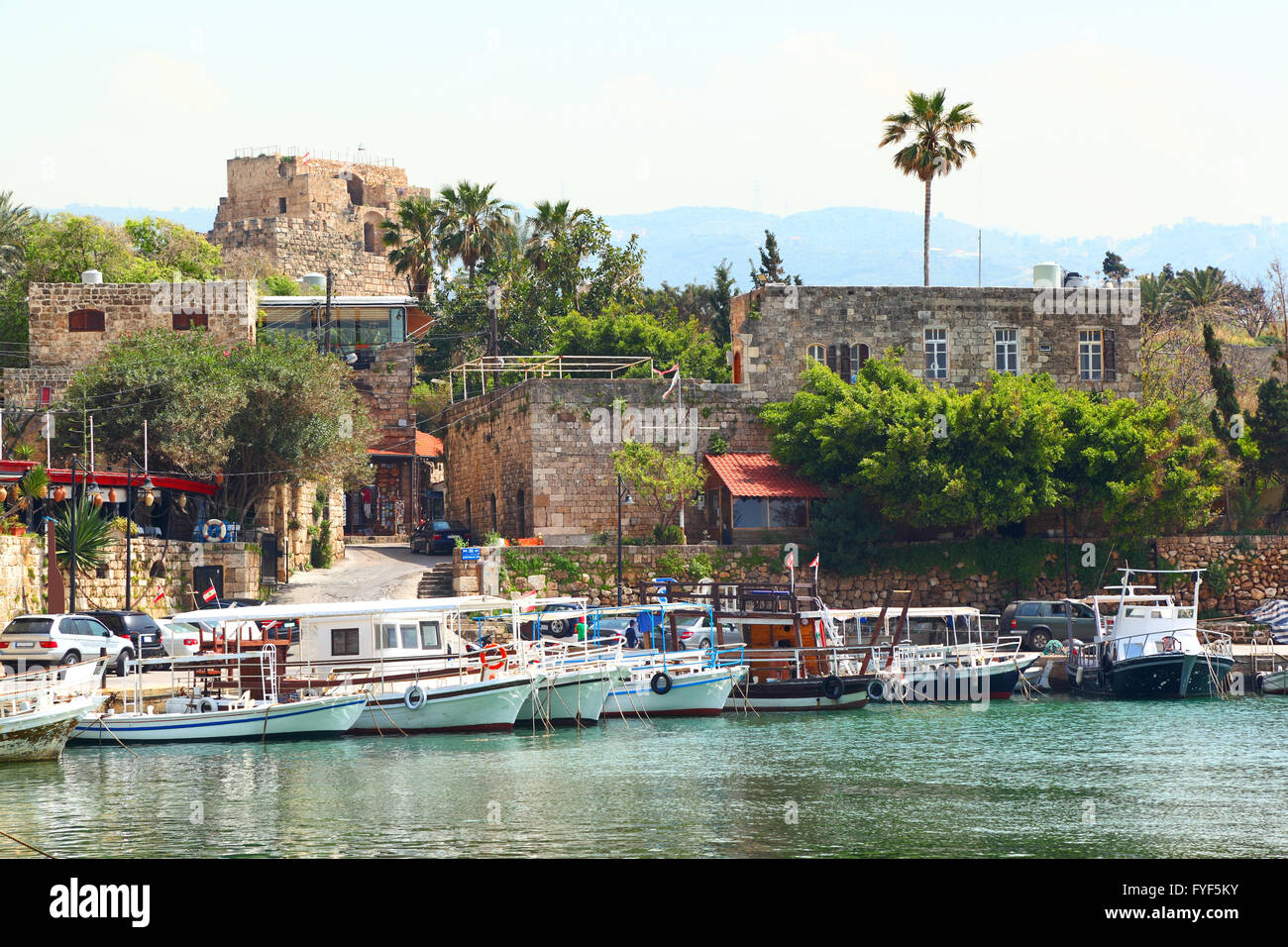 Byblos Harbor, Lebanon Stock Photo - Alamy