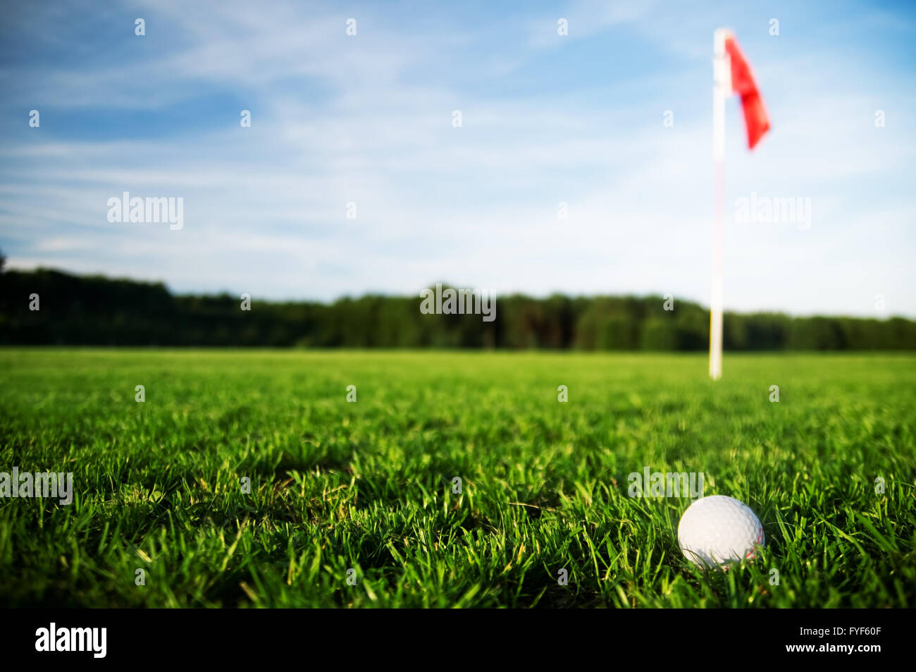 Golf sport flag hi-res stock photography and images - Alamy