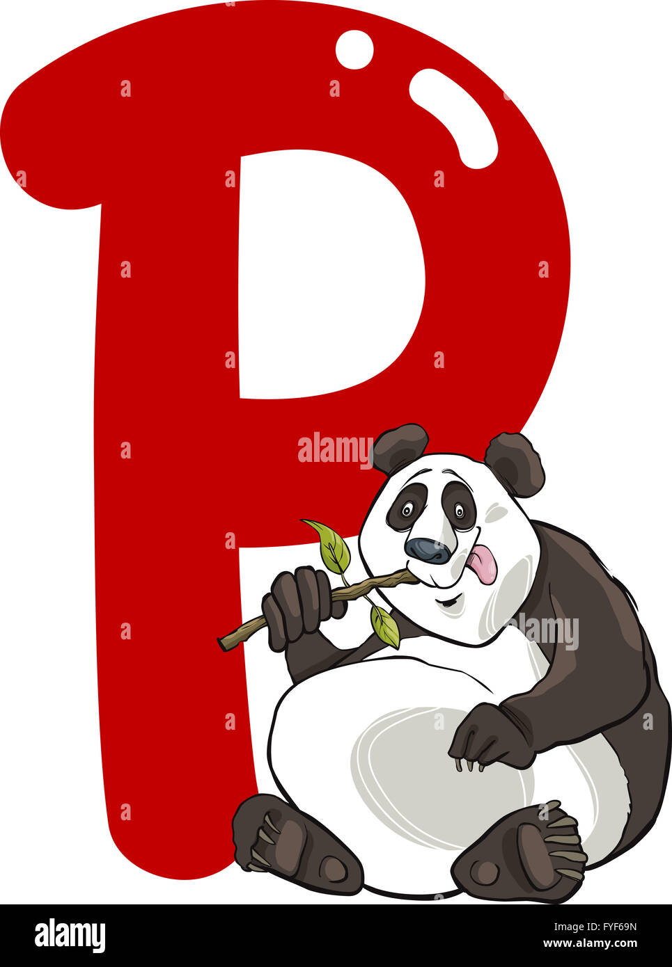 P for panda Stock Photo - Alamy