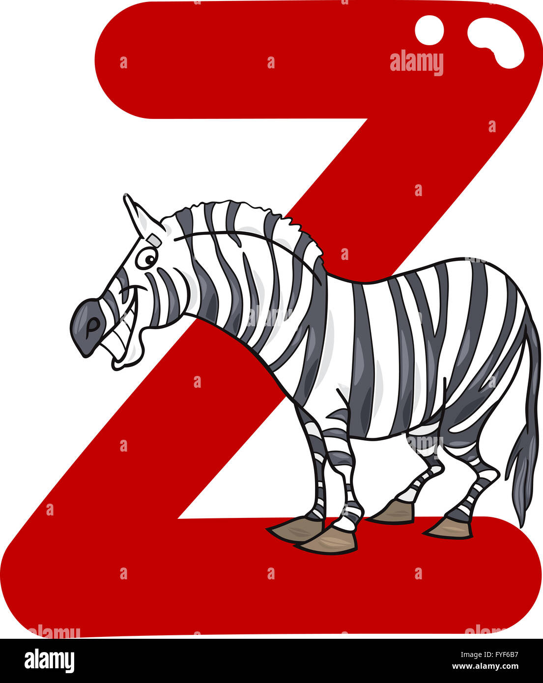 Z for zebra Stock Photo - Alamy