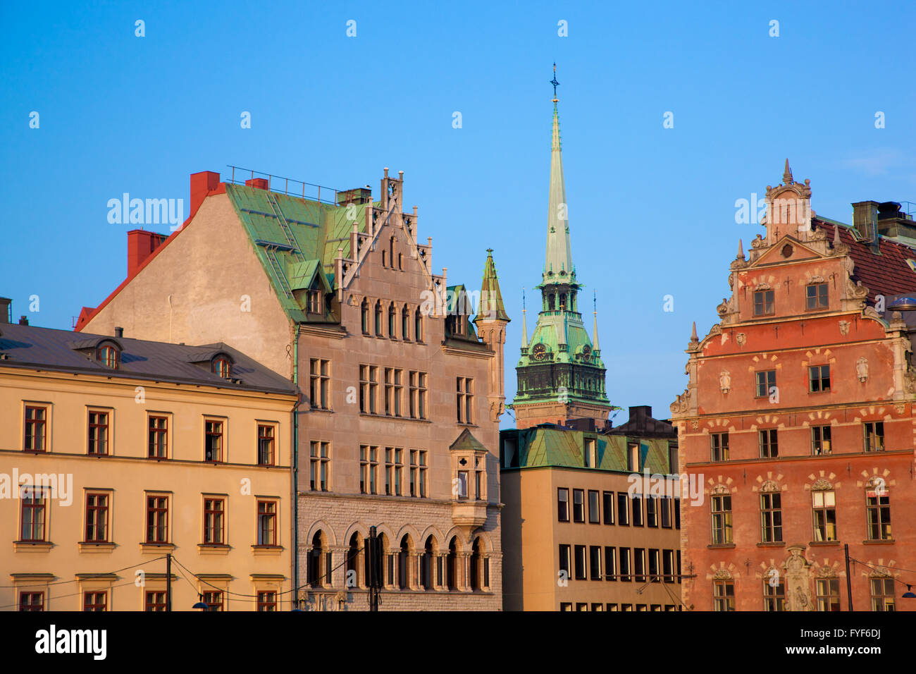 Old town buildings in Stockholm, Sweden Stock Photo - Alamy