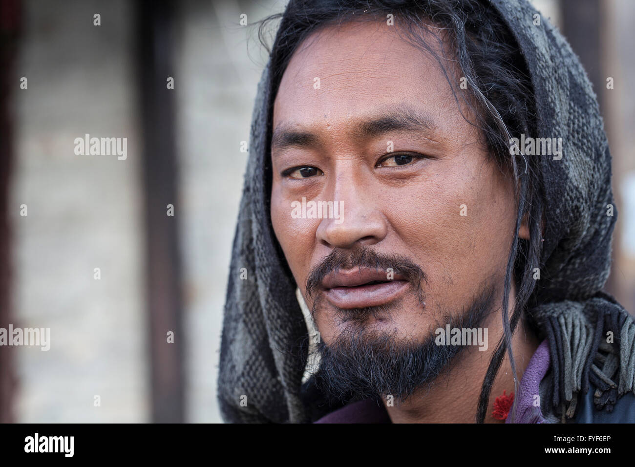 Nepali Man In The Himalaya Nepal High Resolution Stock Photography and ...