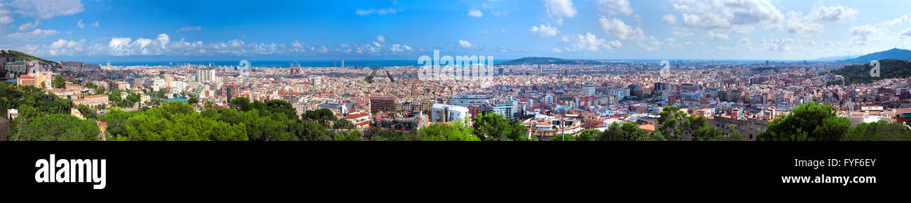 Barcelona wide view hi-res stock photography and images - Alamy