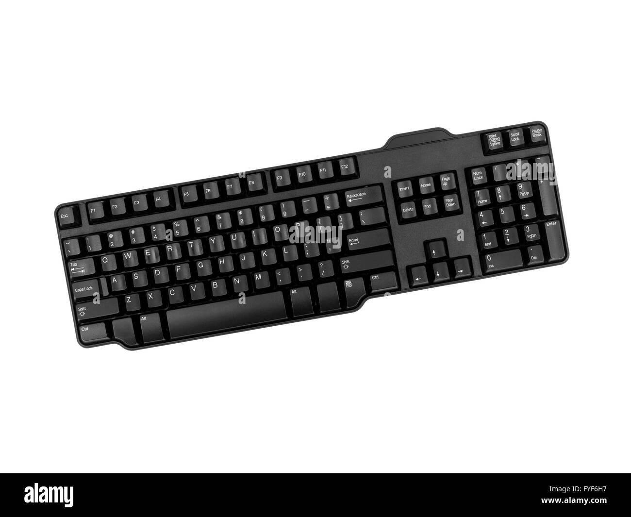 A plastic keyboard against a white background Stock Photo - Alamy