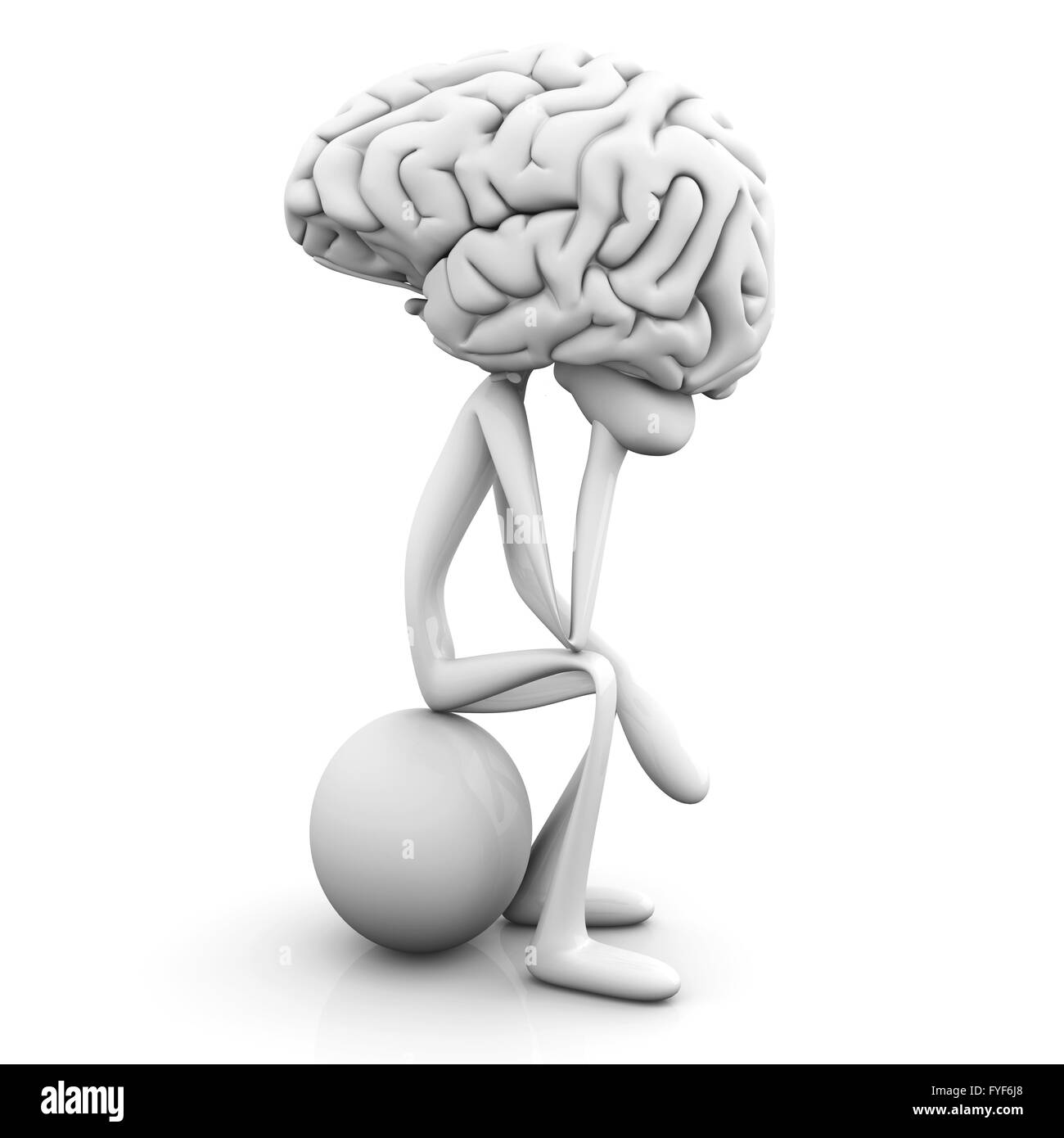 Smart thinker Black and White Stock Photos & Images - Alamy