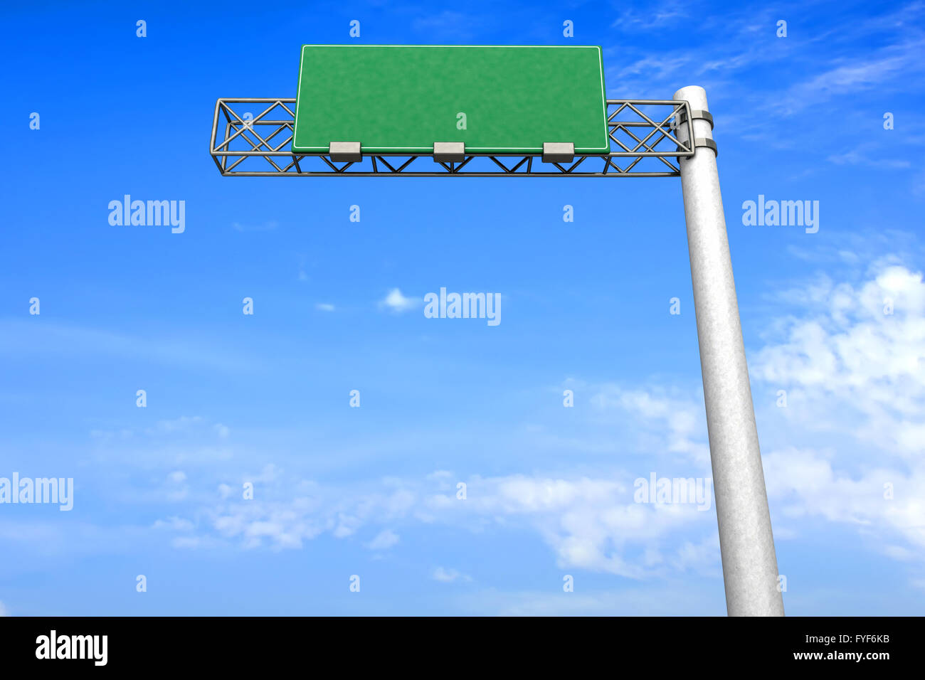 Empty Highway Sign Stock Photo - Alamy