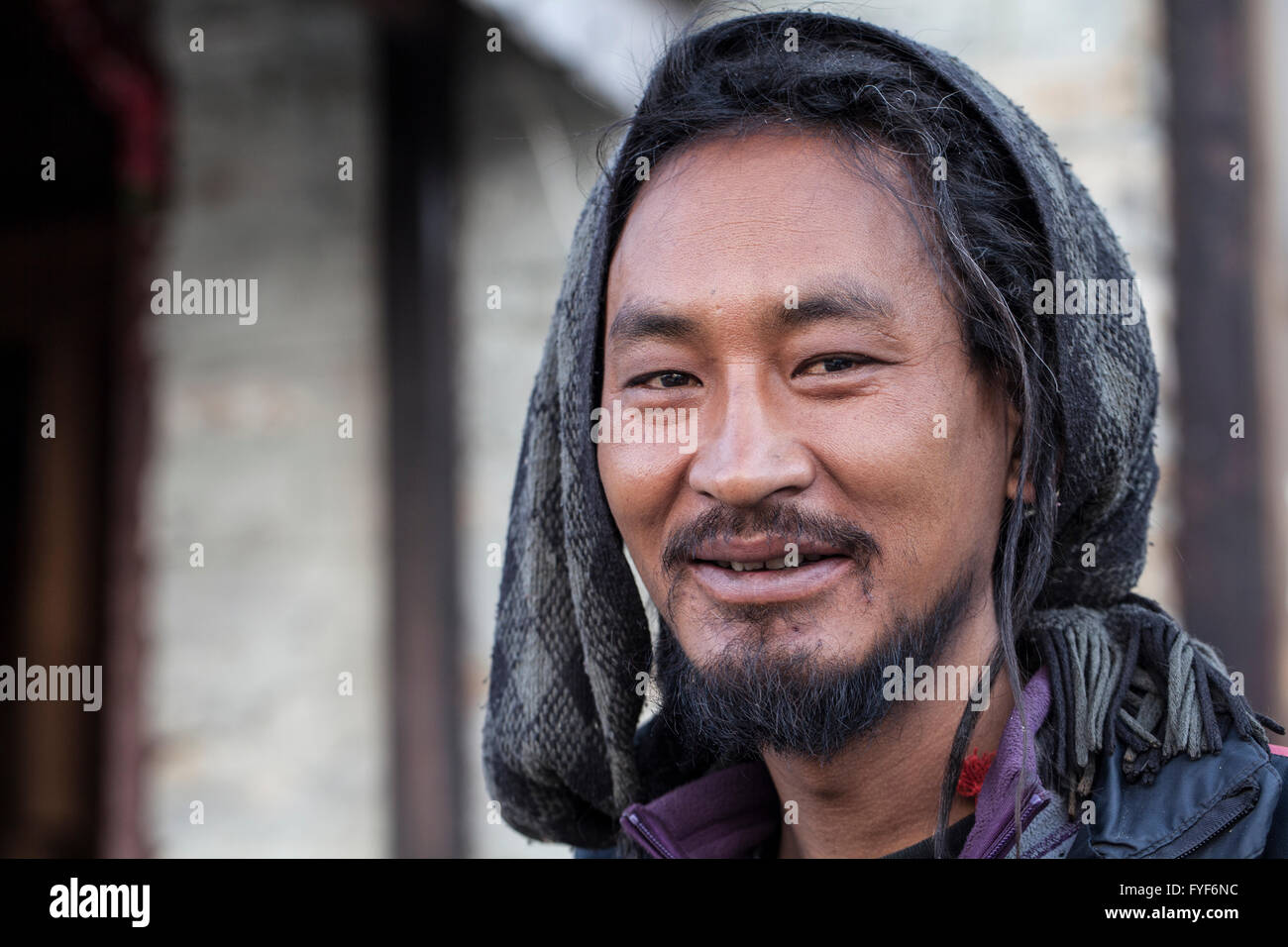 Nepal man portrait hi-res stock photography and images - Alamy
