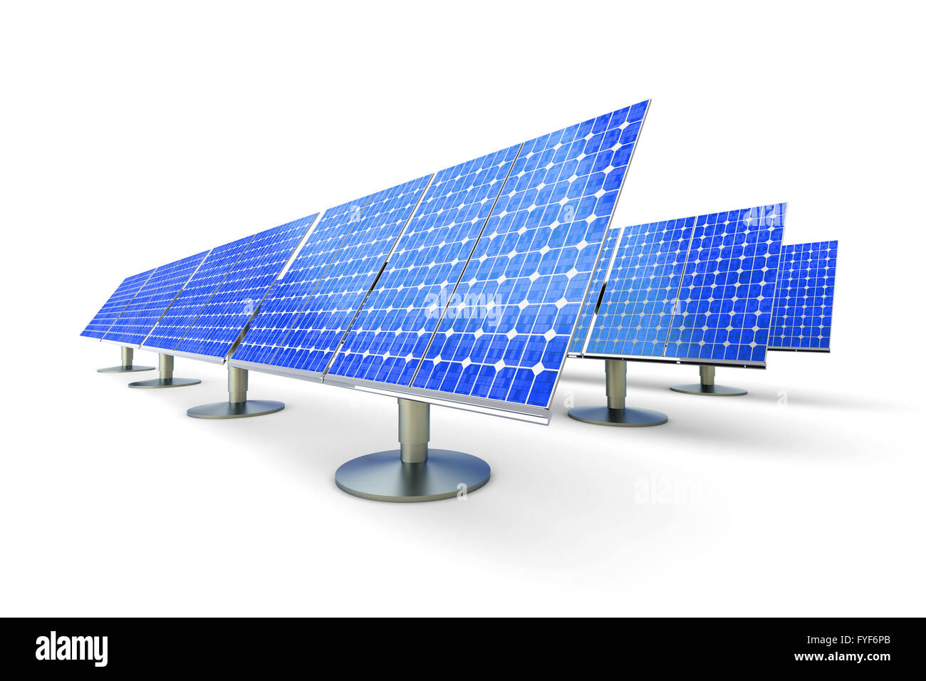 Solar panel farm Stock Photo - Alamy