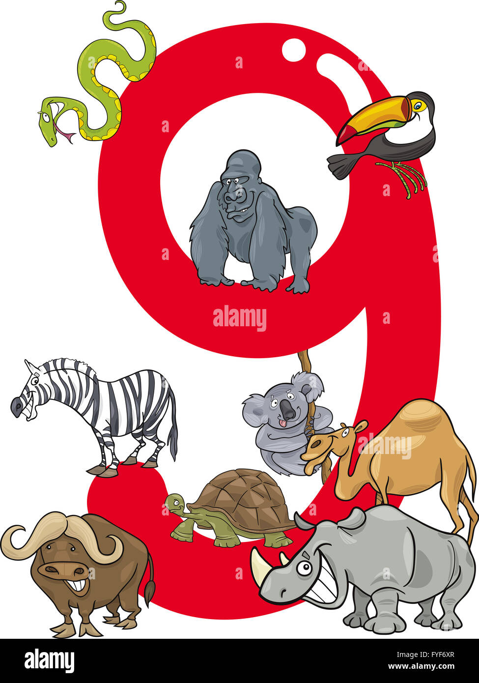 Teaching children about animals Cut Out Stock Images & Pictures - Alamy