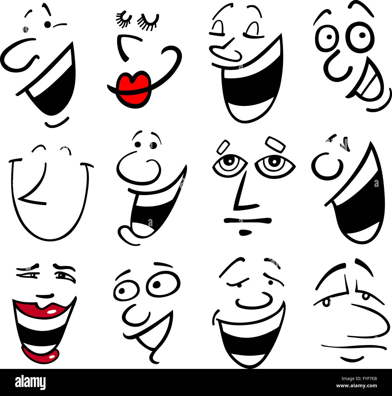 Caricature Sneer High Resolution Stock Photography and Images - Alamy