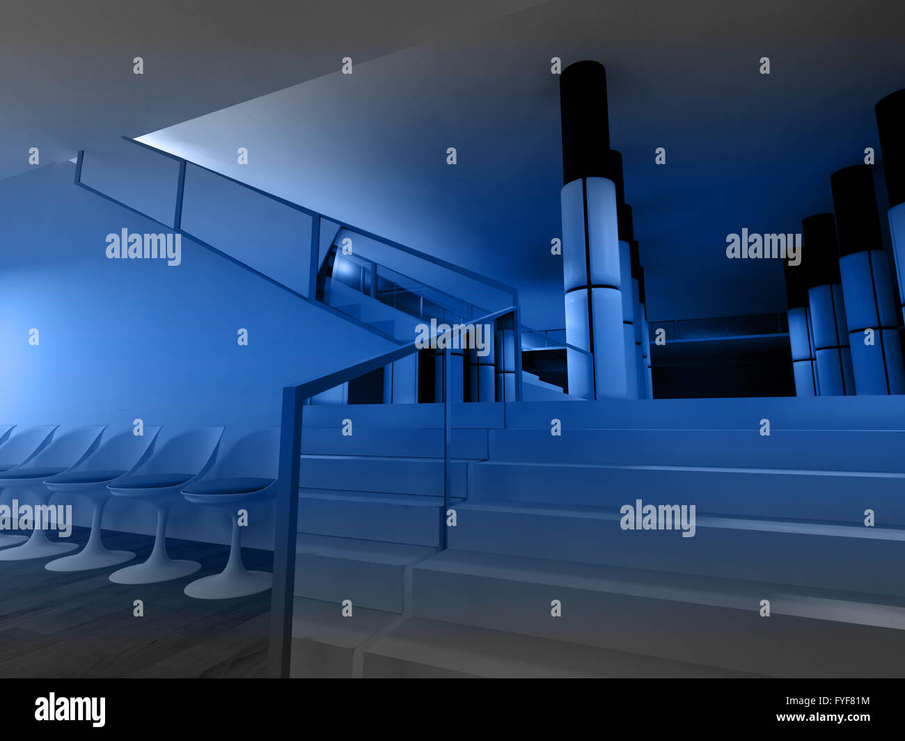 Hospital waiting room, conceptual architecture, clean space Stock Photo ... Hospital waiting room, conceptual architecture, clean space Stock Photo ...