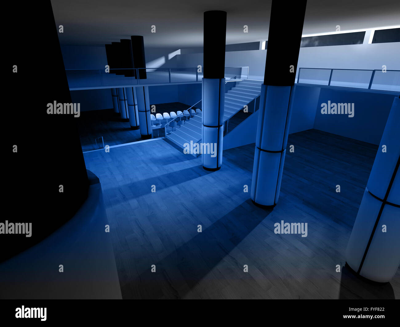 Hospital waiting room, conceptual architecture, clean space Stock Photo ... Hospital waiting room, conceptual architecture, clean space Stock Photo ...