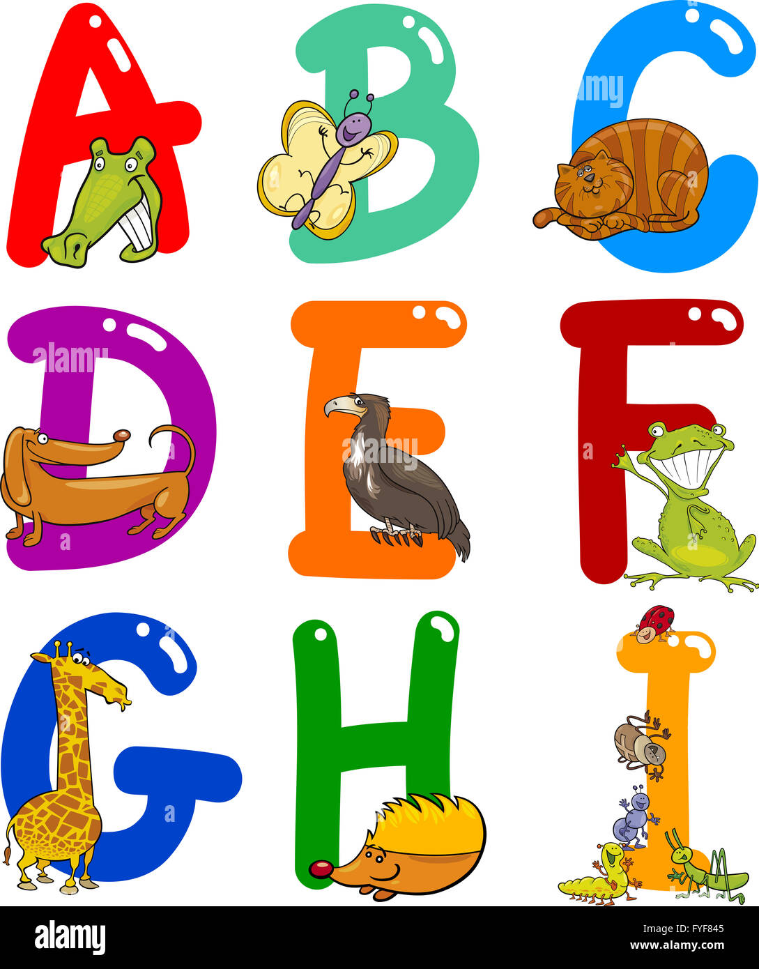 Alphabet letter butterfly abc hi-res stock photography and images - Alamy