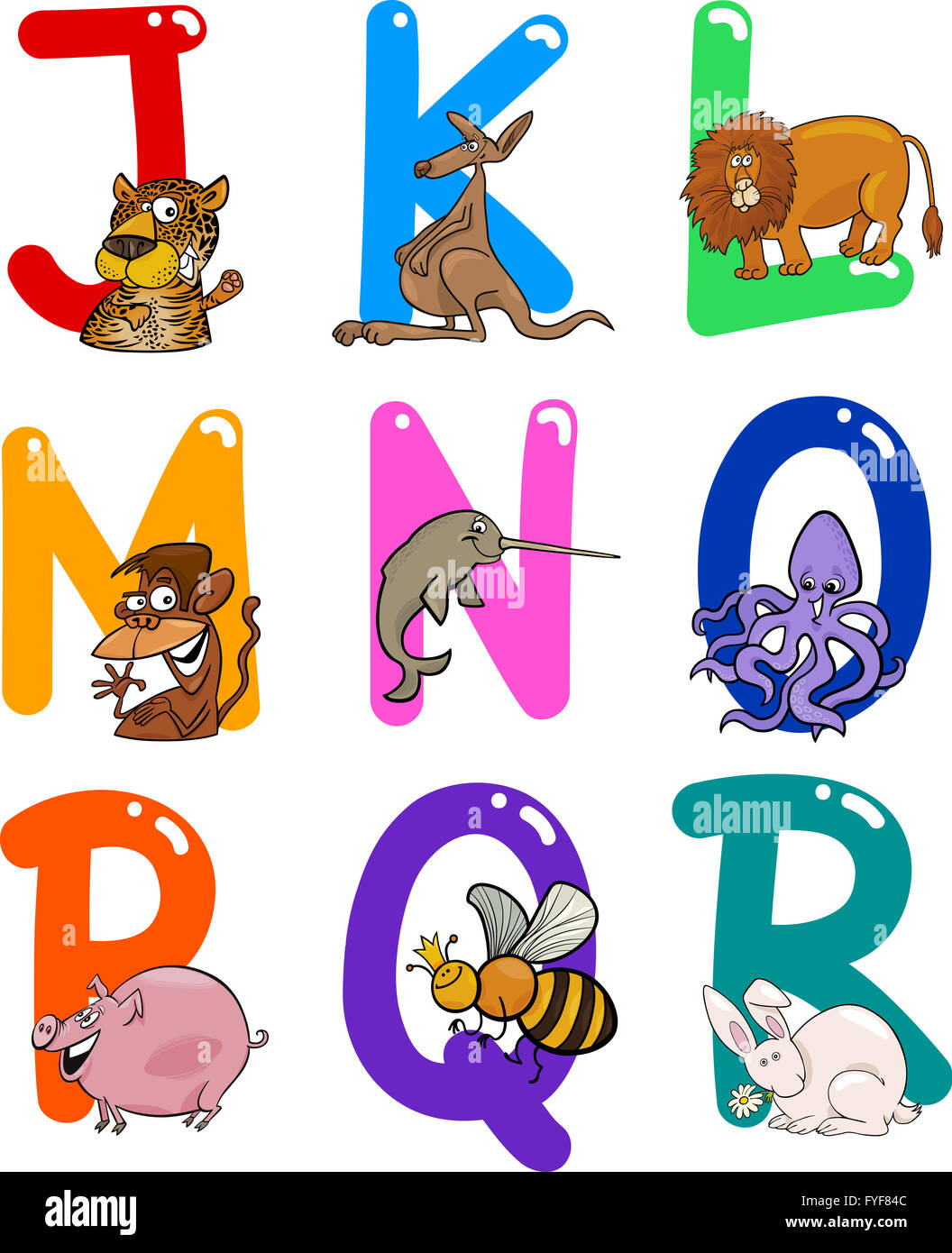Alphabet animals hi-res stock photography and images - Alamy