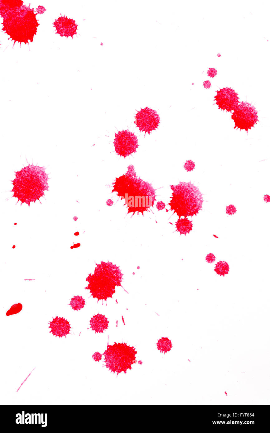 red ink blot Stock Photo - Alamy