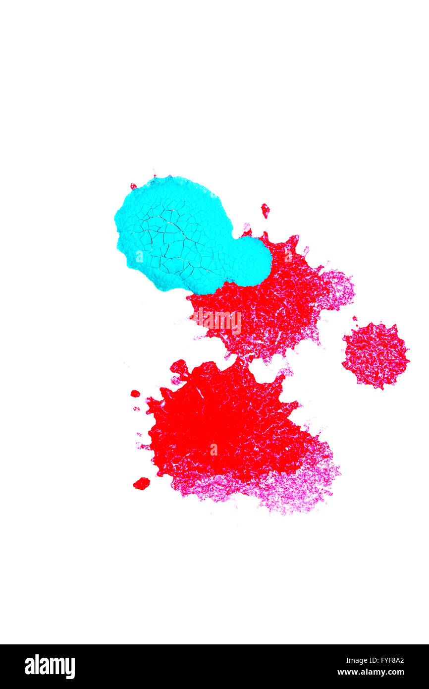 colorful ink blot Stock Photo - Alamy