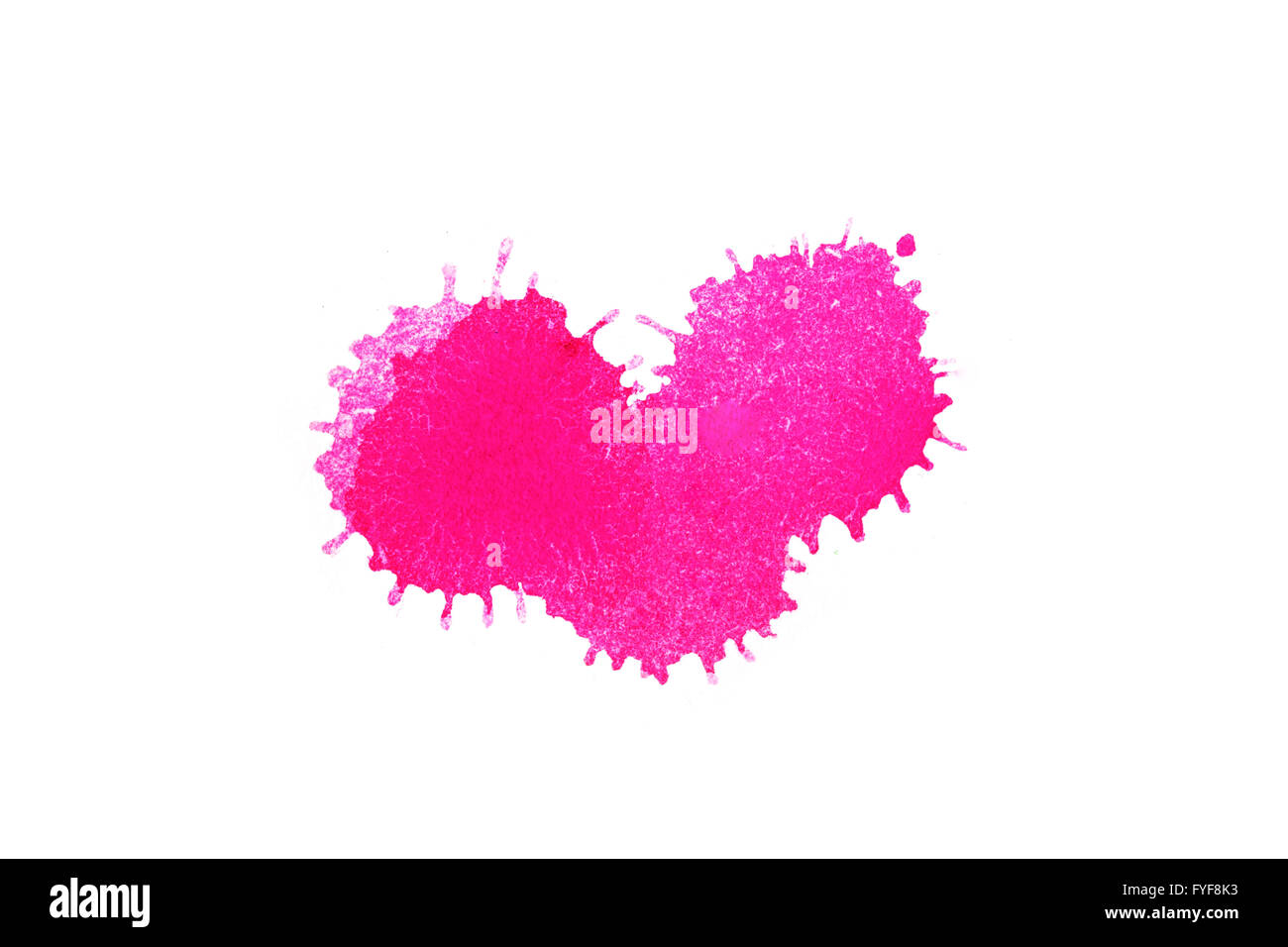 pink ink blot Stock Photo - Alamy